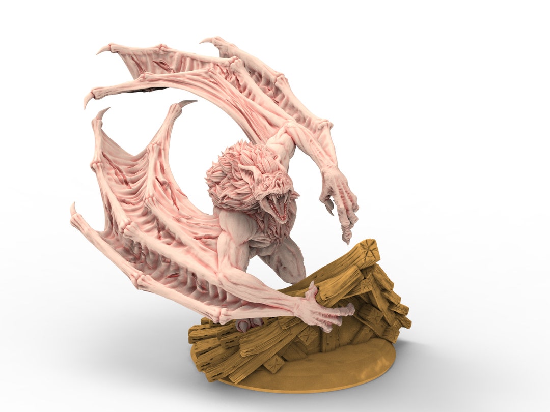 Undead - Werebat, for Wargames, Pathfinder, Dungeons & Dragons and ...