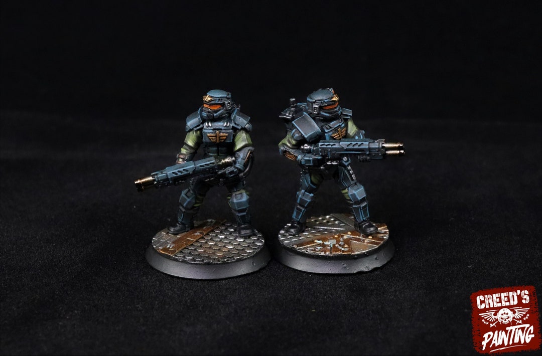Rundsgaard Heavy Laser Elite Creed Guard, Infanterie Impériale, Empire ...