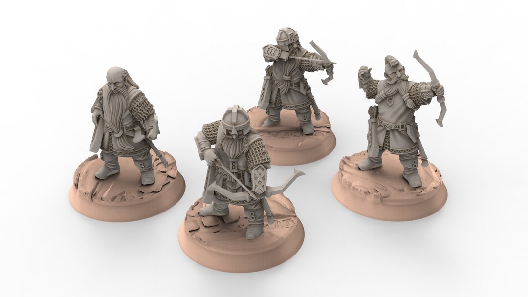 Dwarves - Kalak Bowmen, the Dwarfs of the Mountains, for Lotr, Khurzluk ...