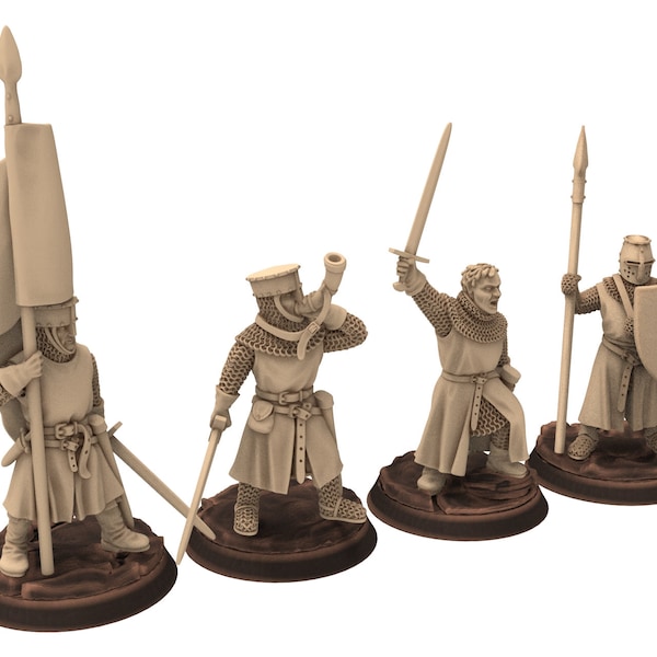 13th Century Knight Miniatures - Etsy