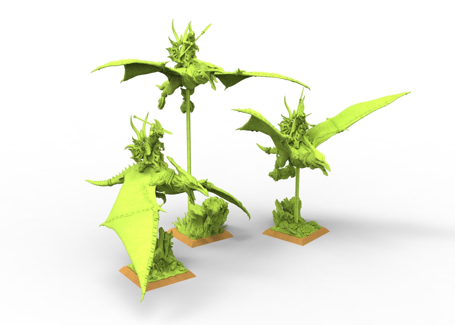 Lost Temple Pteranodon Riders Lizardmen Usable for - Etsy