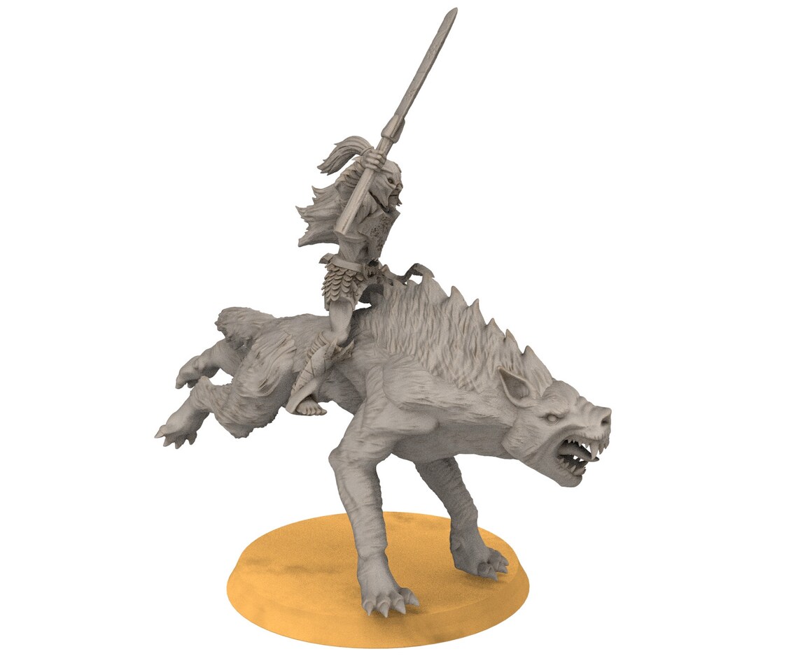 Goblin Cave Goblin Warg Riders Warriors With Bows Dwarf - Etsy