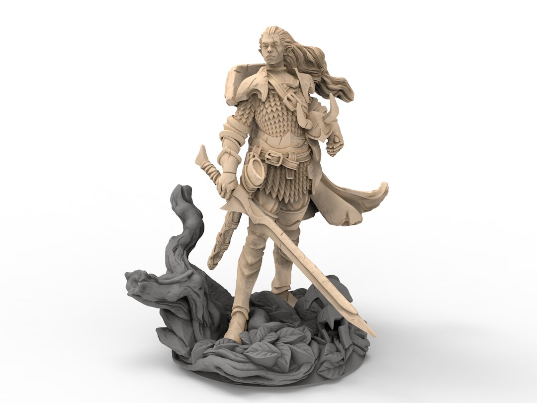 Humans - Nisara, Elf Knight, for Wargames, Pathfinder, Dungeons ...