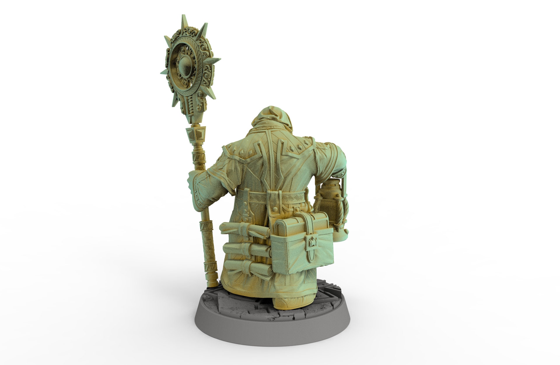 Dwarves - Dwarf Cleric with Lantern and Staff - Draugmaster Slee, The ...