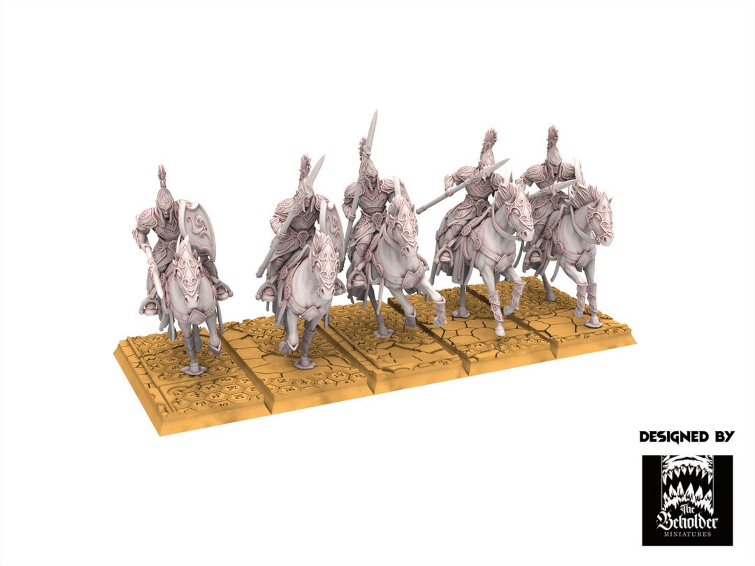 Hight Elves - Silvermoor - Light Cavalry, Fantasy Elves, Usable for 9th ...