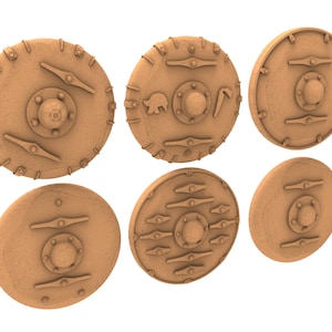 Vendel Era - X150 Shields for Germanic Tribe Warband, 7 Century ...