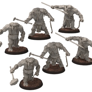Goblin Cave - Fell Kingdom Trolls - Tamed Cave Troll Warriors Warband ...