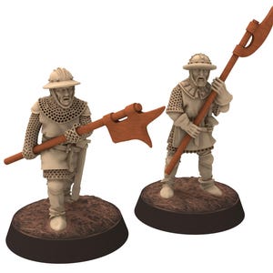 Medieval - England - Early 14th Century English Men at Arms Billmen ...