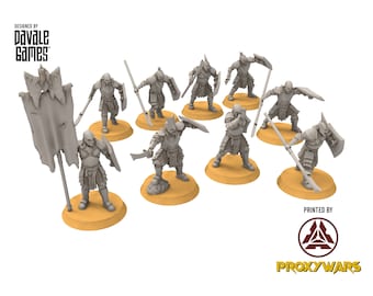 Orcs Horde Mounted Orc Hunters, Orc Warriors Warband, Middle Rings ...