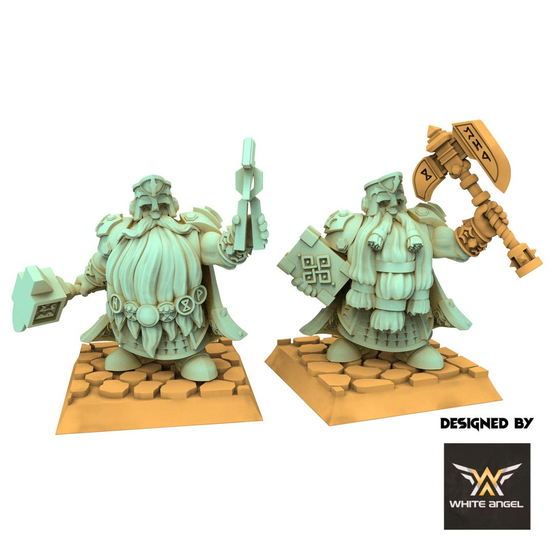 Dwarves - Forger Dwarf - Dwarf Empire - White Angels - Etsy