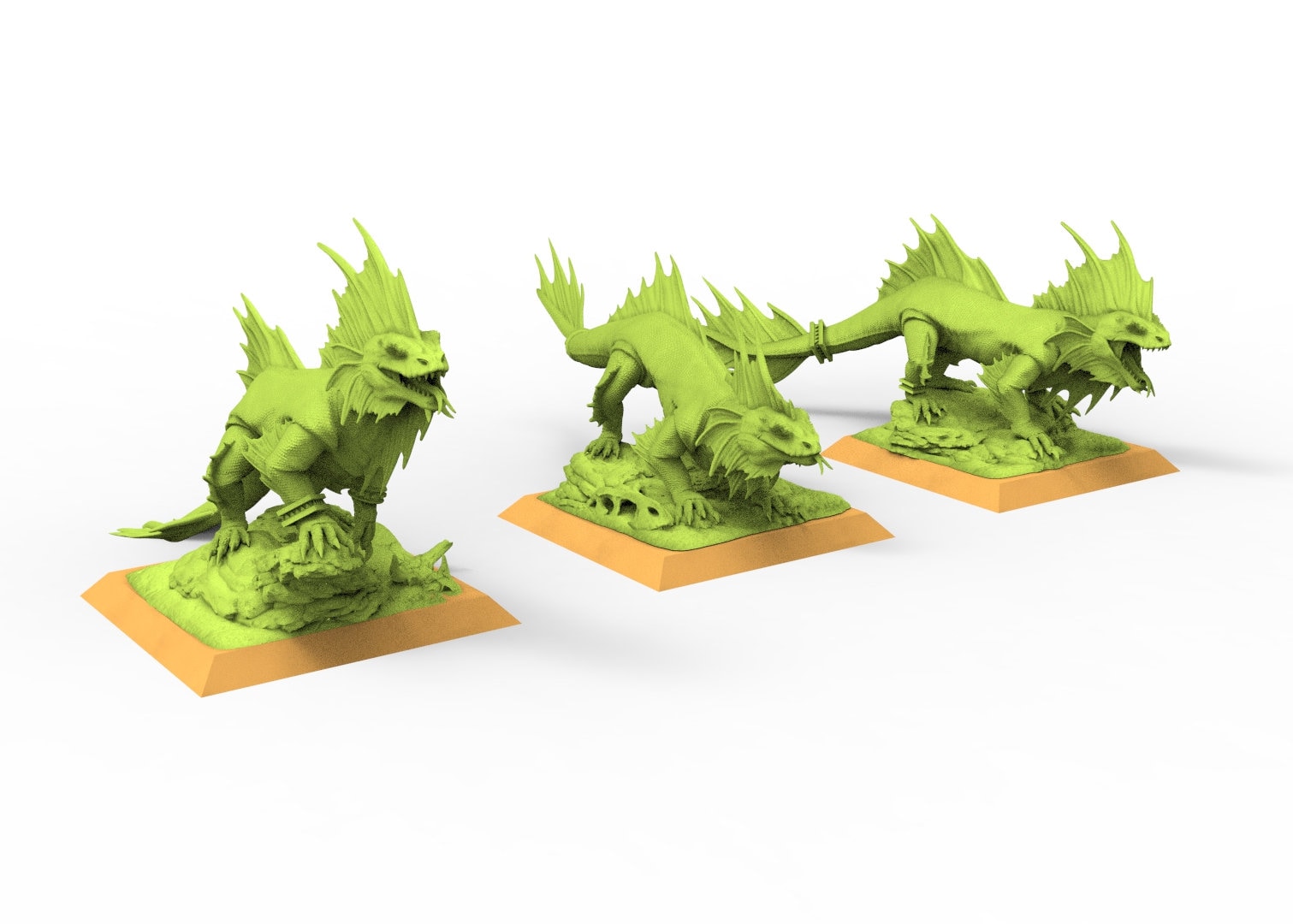Lost Temple Salamander Lizardmen Usable for Oldhammer - Etsy