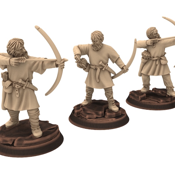 Medieval Archer Miniatures - Etsy