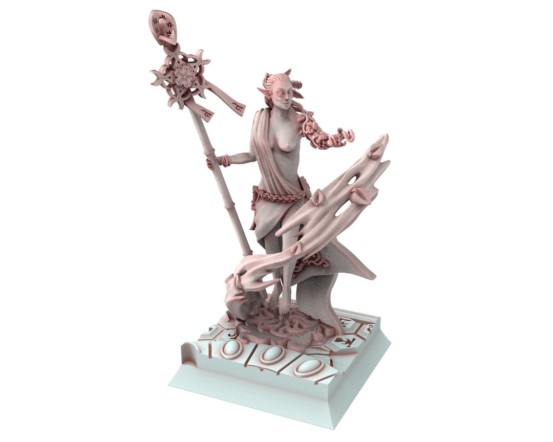 Hight Elves 32mm High Elves Mage, Fantasy Elves, Insular Kingdom Usable ...