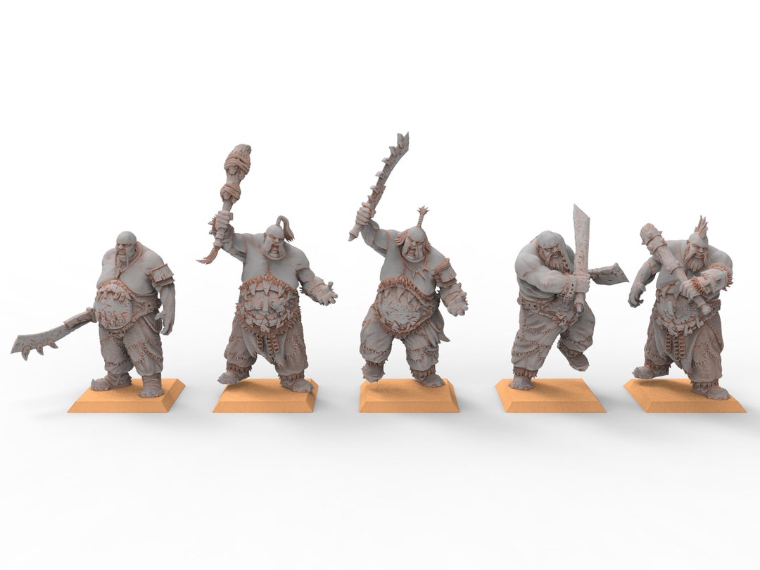 Ogres - Ogre Mercenary, Massive One-handed Weapons - Etsy