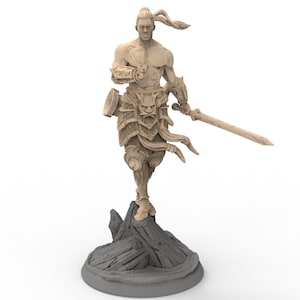 Humans - Todor, Human Monk, for Wargames, Pathfinder, Dungeons ...