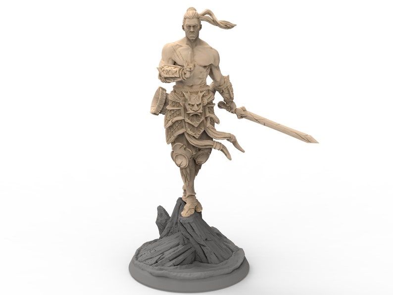 Humans - Todor, Human Monk, for Wargames, Pathfinder, Dungeons ...