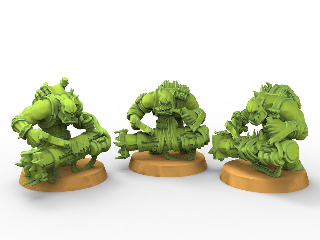 Green Skin Orc 2H Breacher Commando - Etsy