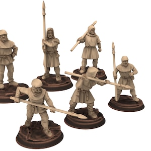 Medieval - Peasant Levy Army Bundle, 9th 10th 11th 12th 13th Century ...