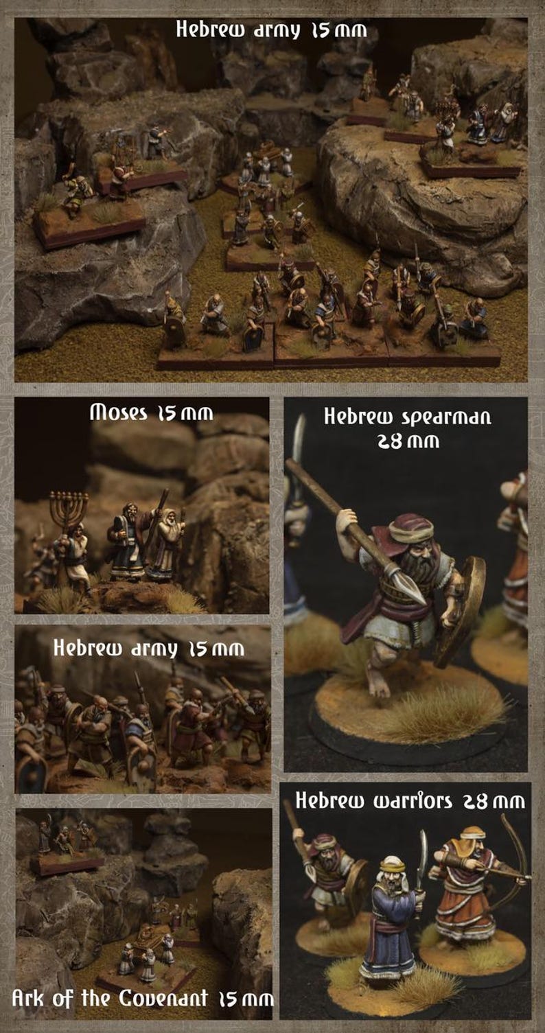Biblical Times - Ancient Hebrews - Army Bundle - 28mm/15mm - Historical ...