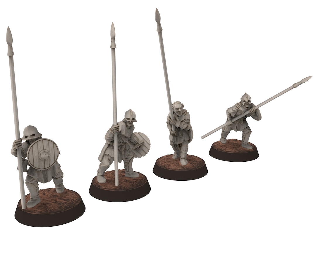 Orc Horde - Orc With Pikes - Medbury Miniatures - Etsy UK