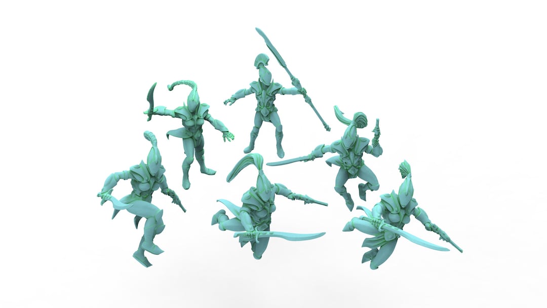 Dark Jester - Battle Dancer Embarked Troops - Etsy