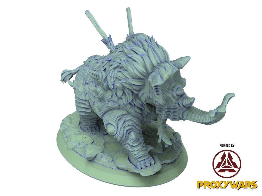 The Tribal Gathering - Enemy - Rhinosaurus (75 Mm), Fierce and Proud ...