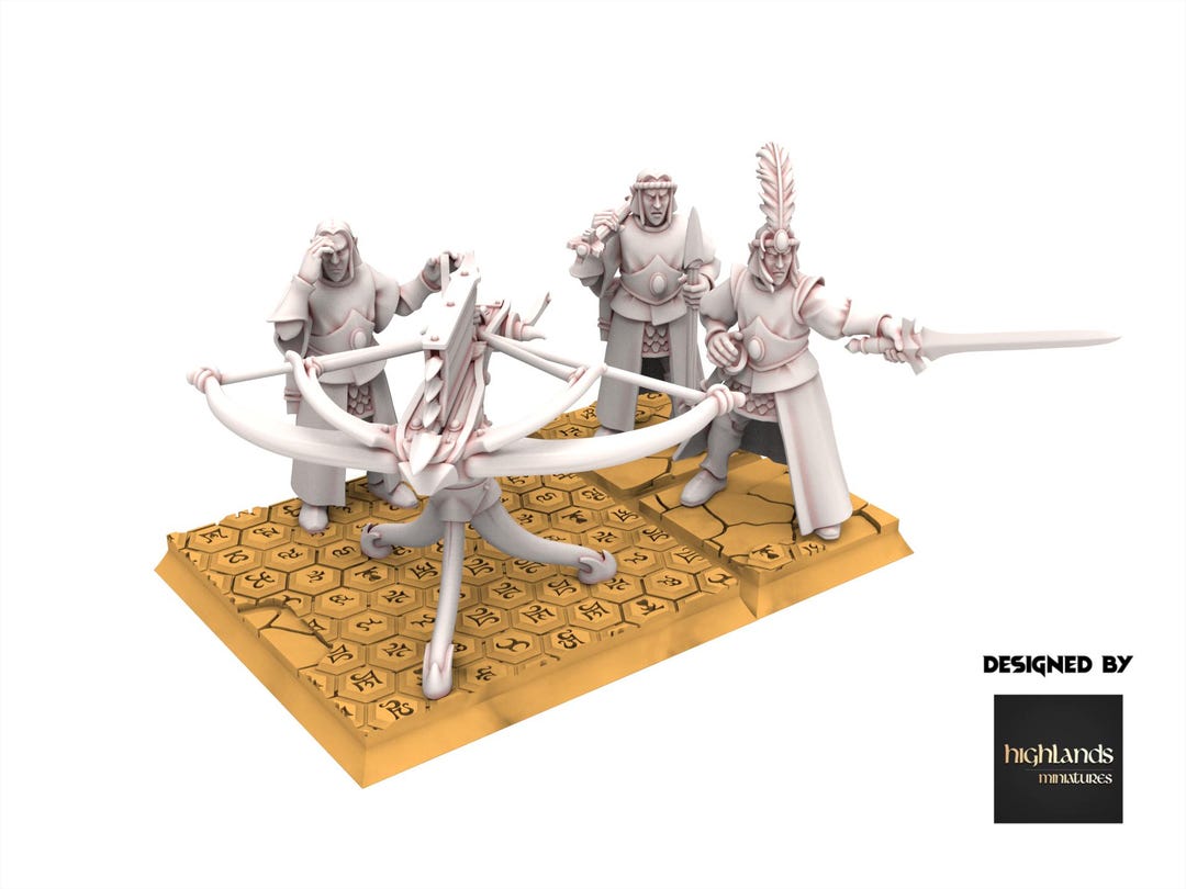 Hight Elves - Ballista - AEGEAN - Highlands Miniatures - Etsy
