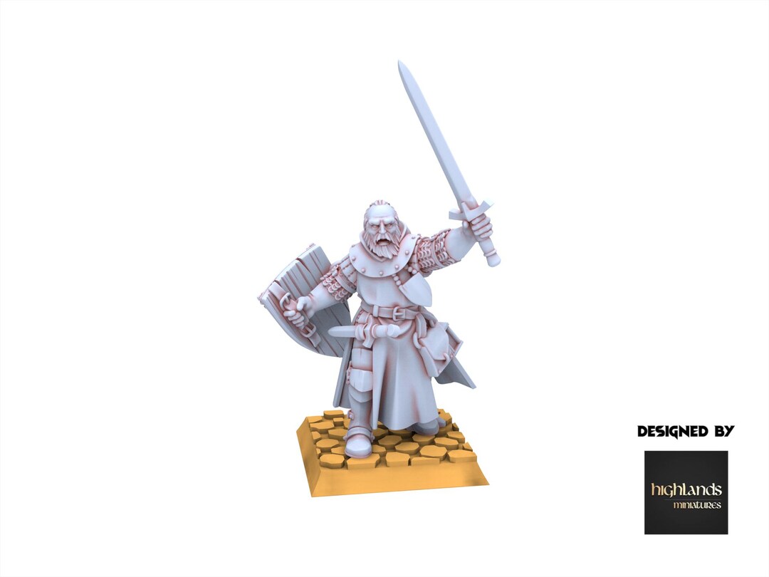 Arthurian Knights - Hero Knight - Gallia - Highlands Miniatures - Etsy