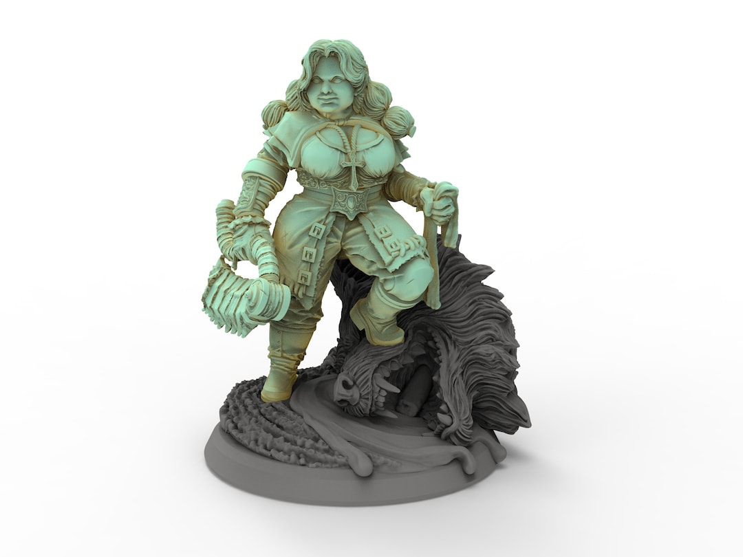 Dwarves - Female Dwarf Ranger, for Wargames, Pathfinder, Dungeons ...