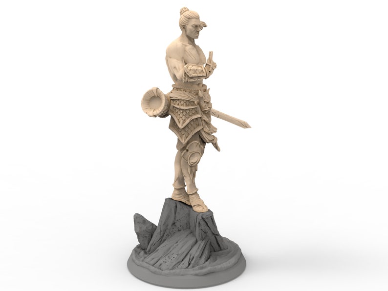 Humans - Todor, Human Monk, for Wargames, Pathfinder, Dungeons ...