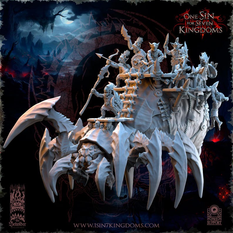 Orc & Goblin - Goblins Behemoth Spider - the Black Horde - the Beholder ...