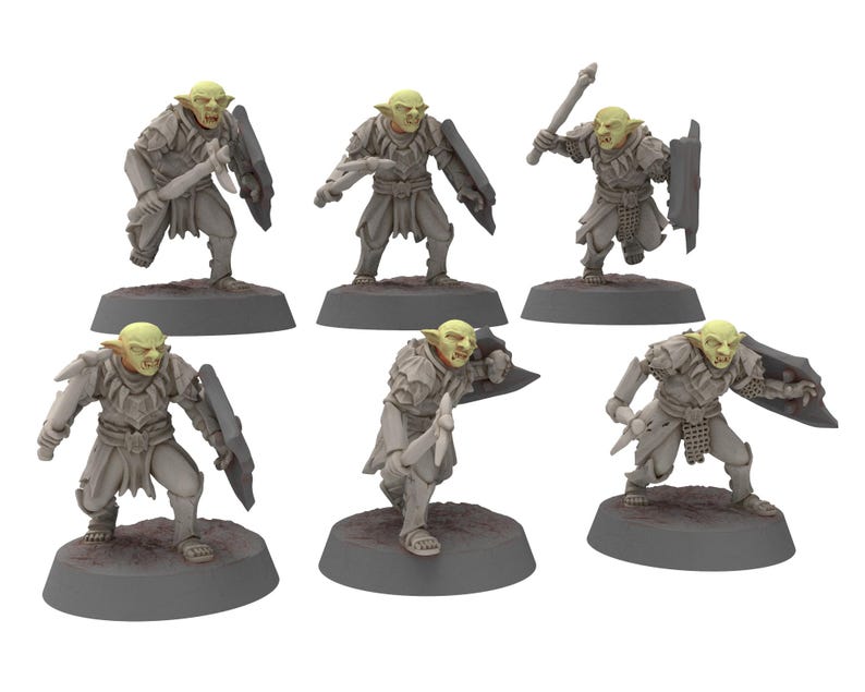 Goblin Cave - Mercenary Warriors Sword & Shield - Quartermaster3d - Etsy