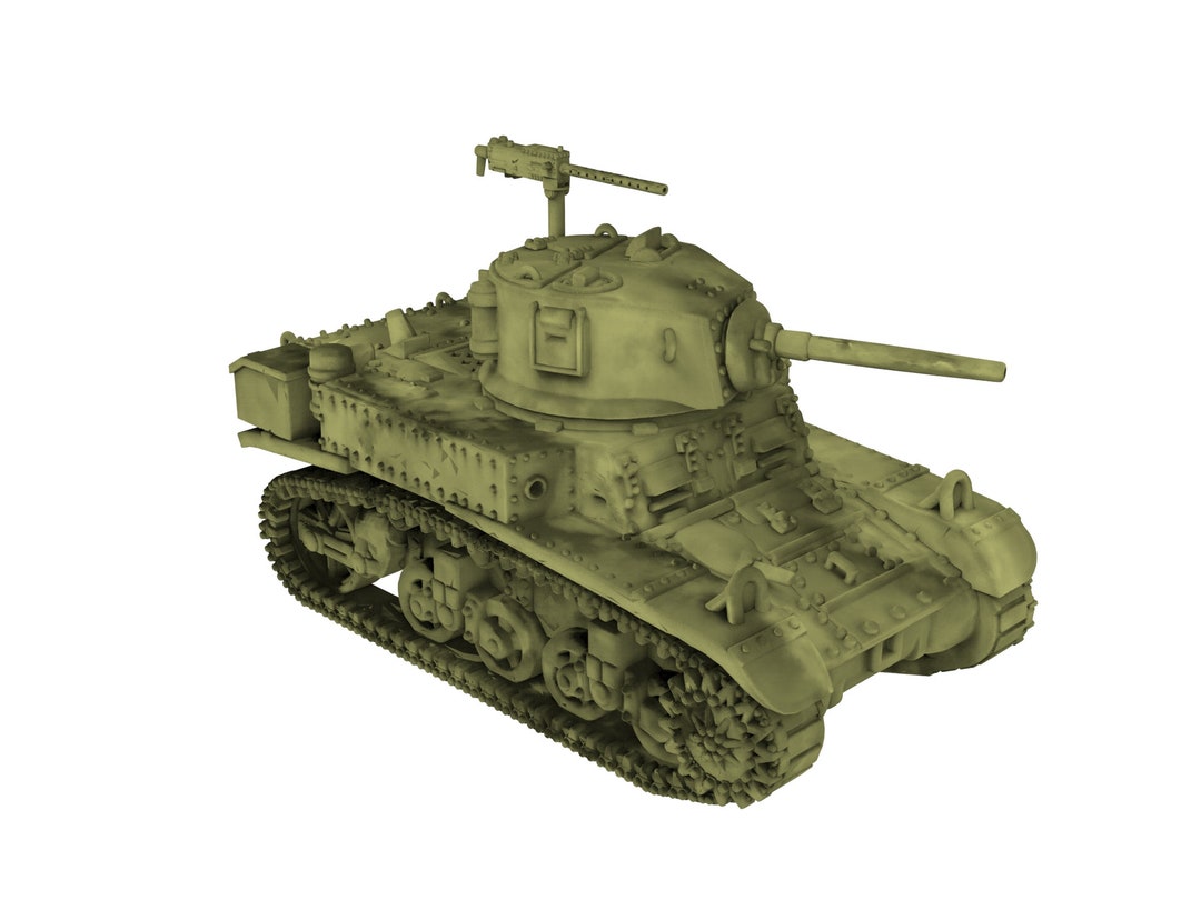 World War US Army Stuart Tank, Modern Warfare, Usable for Tabletop ...