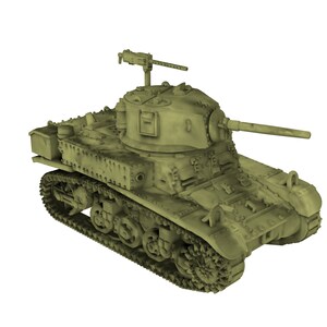 World War US Army Stuart Tank, Modern Warfare, Usable for Tabletop ...