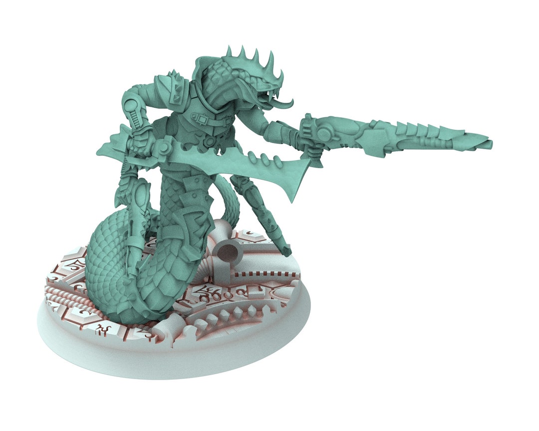 Dark City - Snake Warrior Dark Elf Raider King Court, Dark Eldar Drow ...