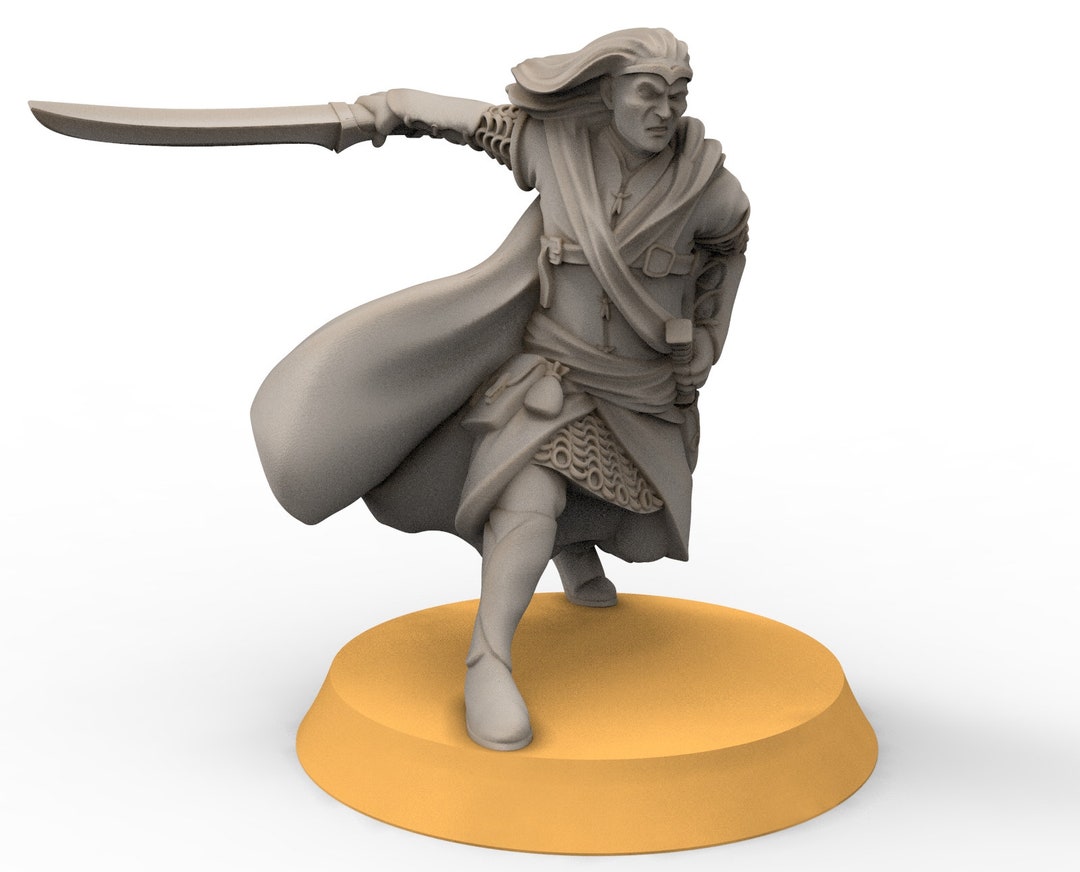 Darkwood Lord Wandering Elf Middle Rings Miniatures Pour - Etsy