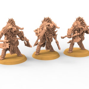 Beastmen Staff of Demolisher Minotaurs Beastmen Warriors of Chaos - Etsy UK