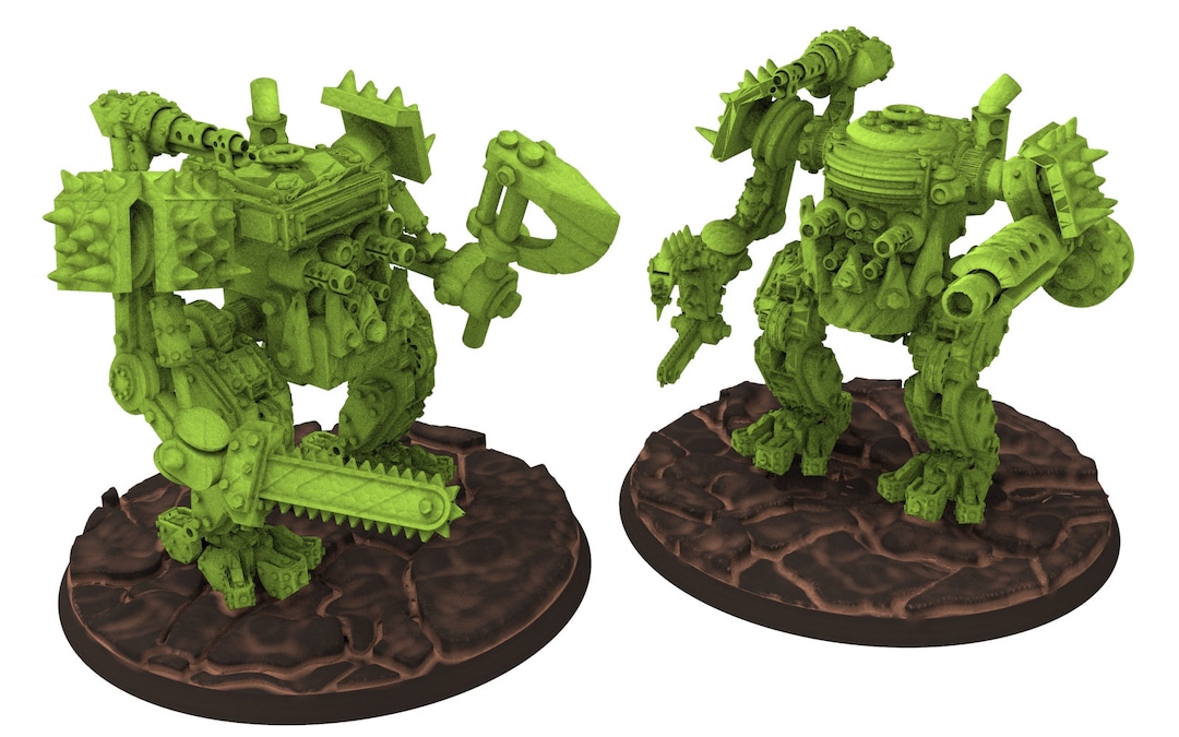 Green Skin - Orc Khan Killer Mega-robot Warboy Walker From Iceland ...