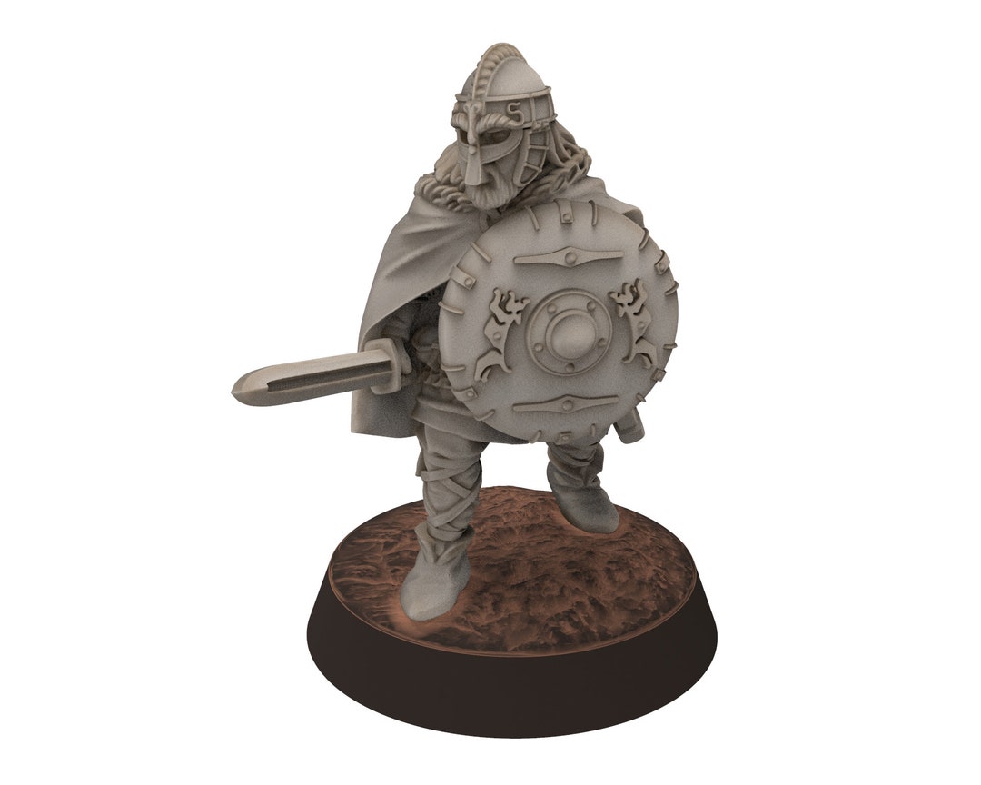 Vendel Era Wulf, Iconic Hero Epic Warrior 7 Century, Miniatures 28mm ...