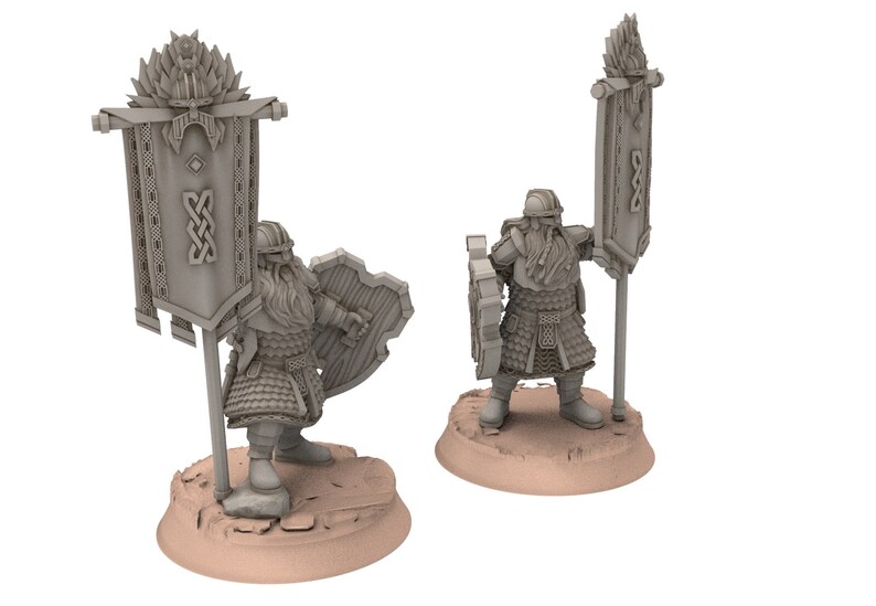 Dwarves Kalak Banners the Dwarfs of the Mountains for - Etsy UK