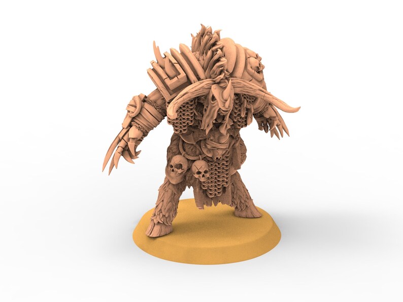 Beastmen Staff of Demolisher Minotaurs Beastmen Warriors of - Etsy