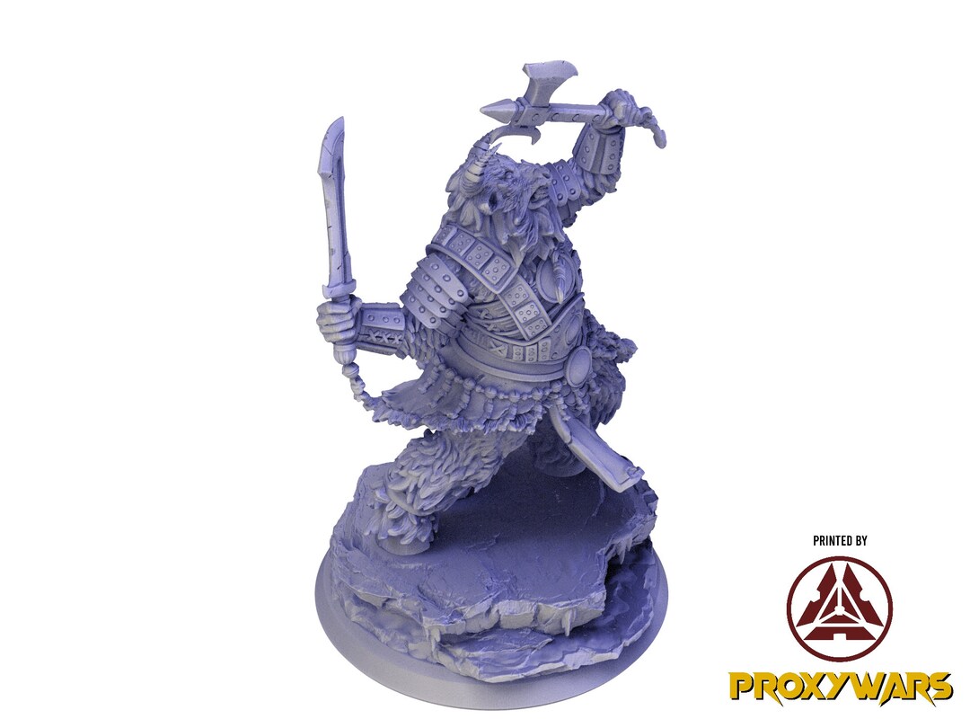 A Stormforged Heaven - Enemy - Yakfolk Warrior (50 Mm), Quest for Glory ...