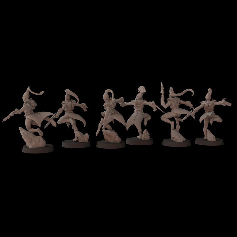 Dark Jester Special Weapons Dancer Troops - Etsy