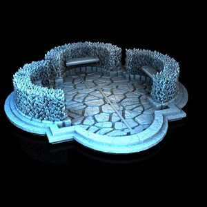 Medieval Town Scenery Building - Hedge Set - PLA for Oldworld, Dungeon ...