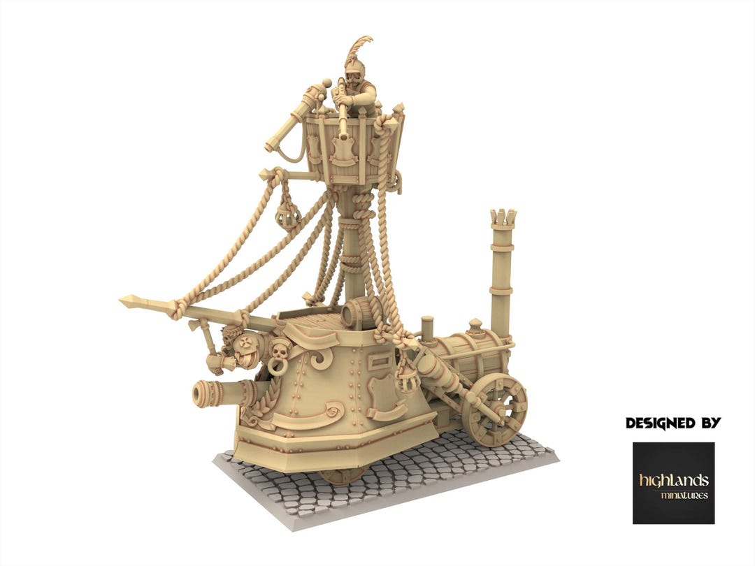 Imperial Fantasy - Ironclad Landship - Sunland - Highlands Miniatures ...