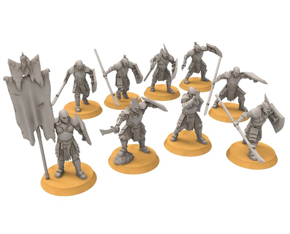 Orc Horde Super Orcs Spearmen Orc Warriors Warband Middle - Etsy