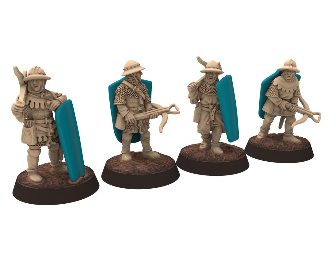 Medieval - Genowise Crossbowmen Part 2 Mercenary Soldiers, Medieval ...