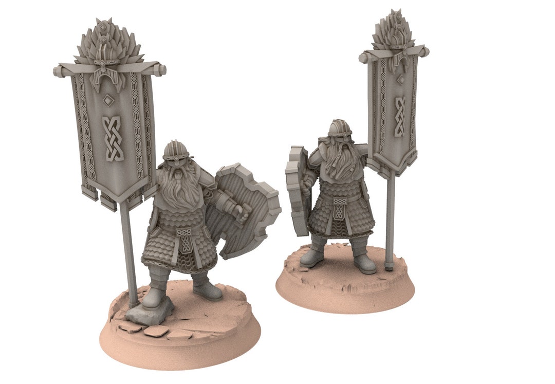 Dwarves Kalak Banners the Dwarfs of the Mountains for - Etsy UK