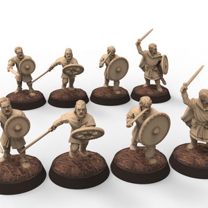 Medieval - Ceorls, 11th Century, Ceorl Spearmen, 28mm Historical ...