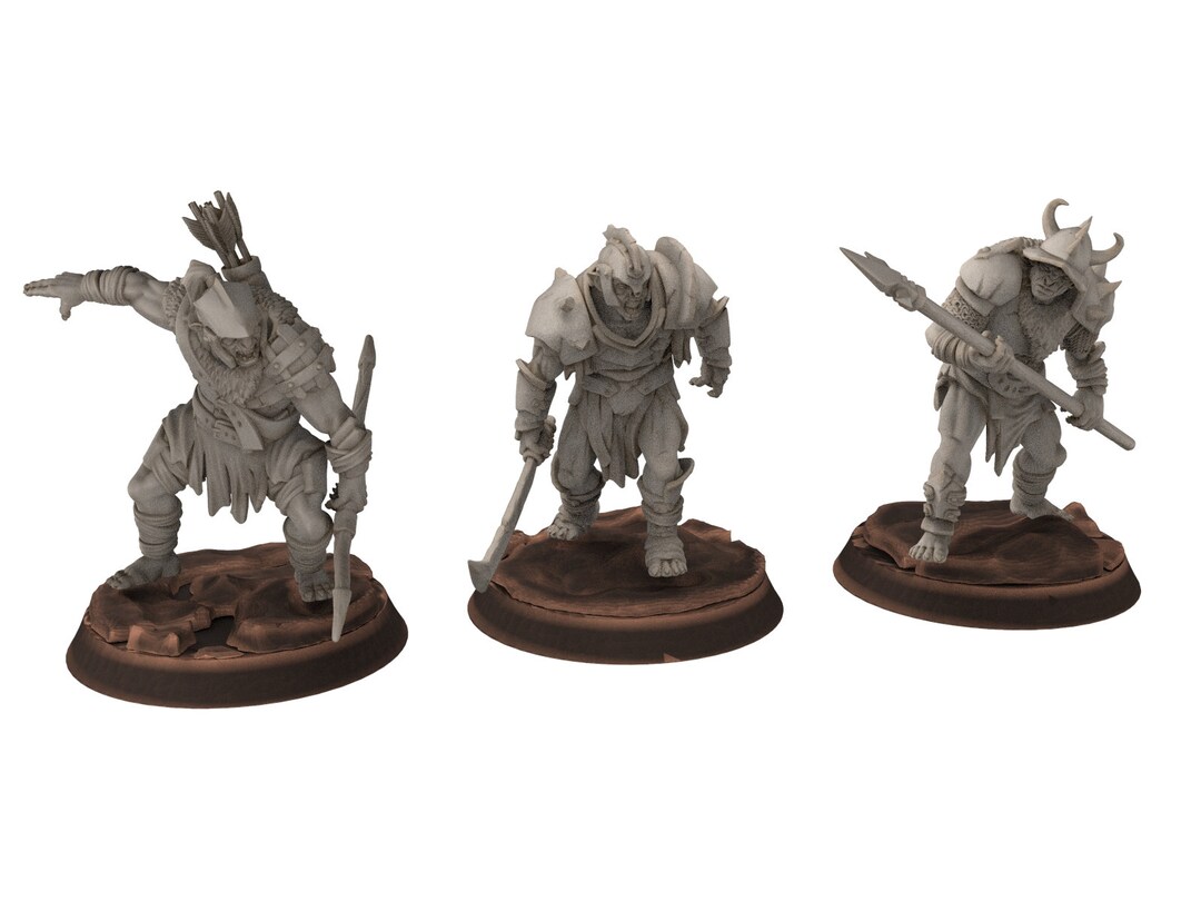 Orcs Horde - Assault Orcs, Ruined City River Warriors Warband, Middle ...